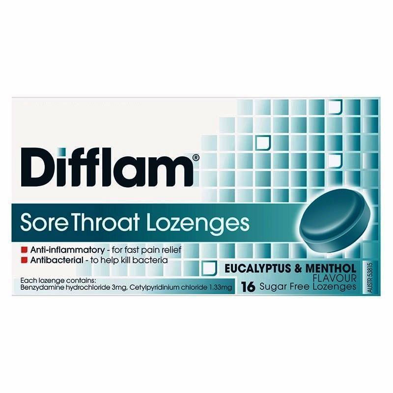 Difflam AAA Lozenges Sugar-Free 16 | Corner Chemist